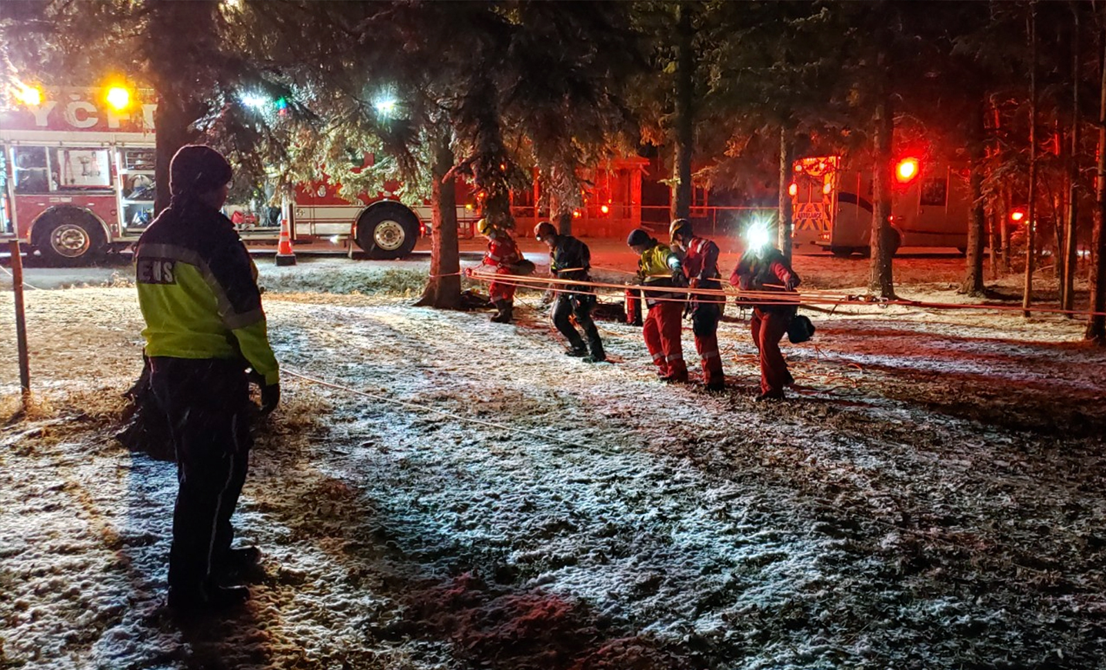 YCFD Regional Crew Tackles Complex Rescue - Yellowhead County
