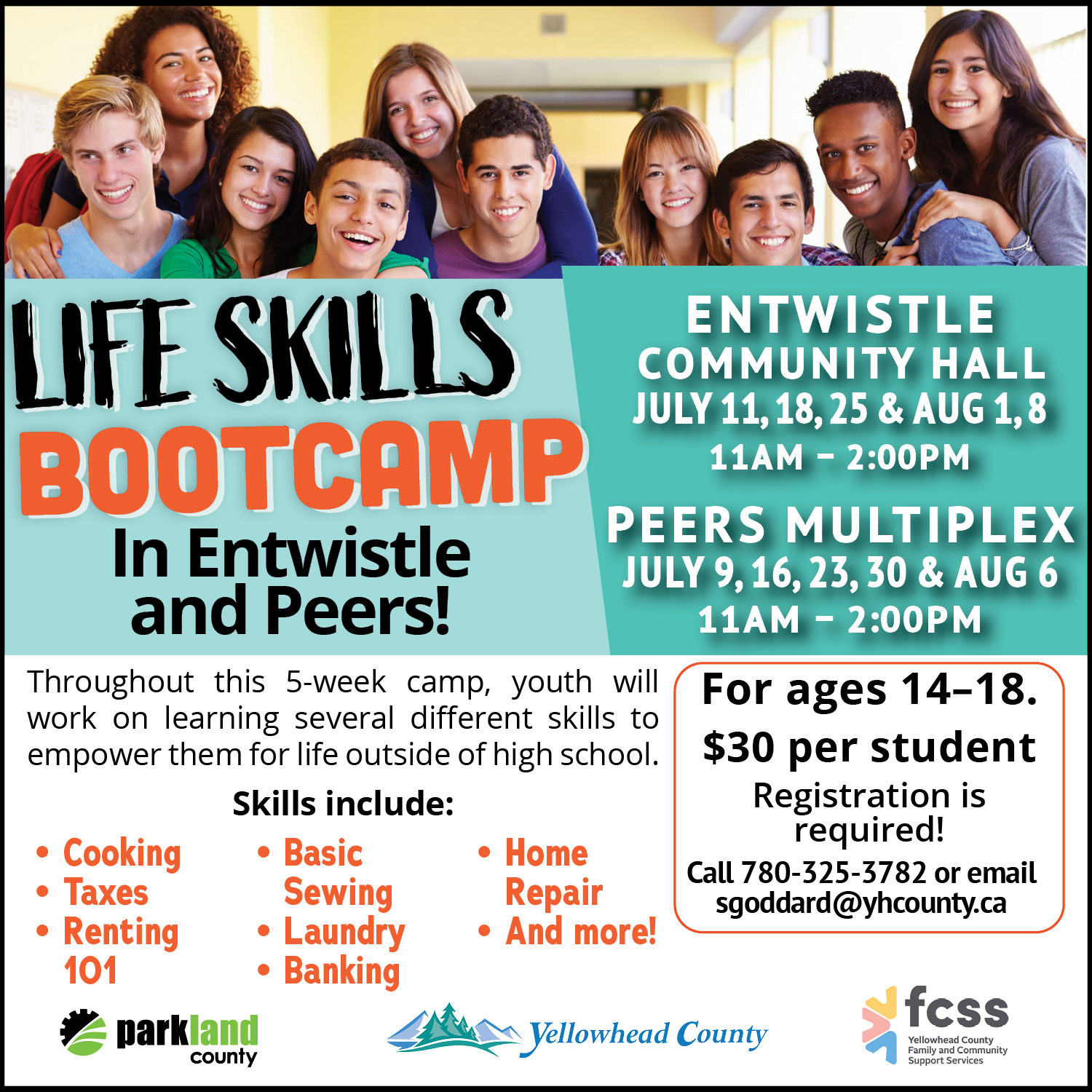 Life Skills Bootcamp - Entwistle Week 4 - Yellowhead County