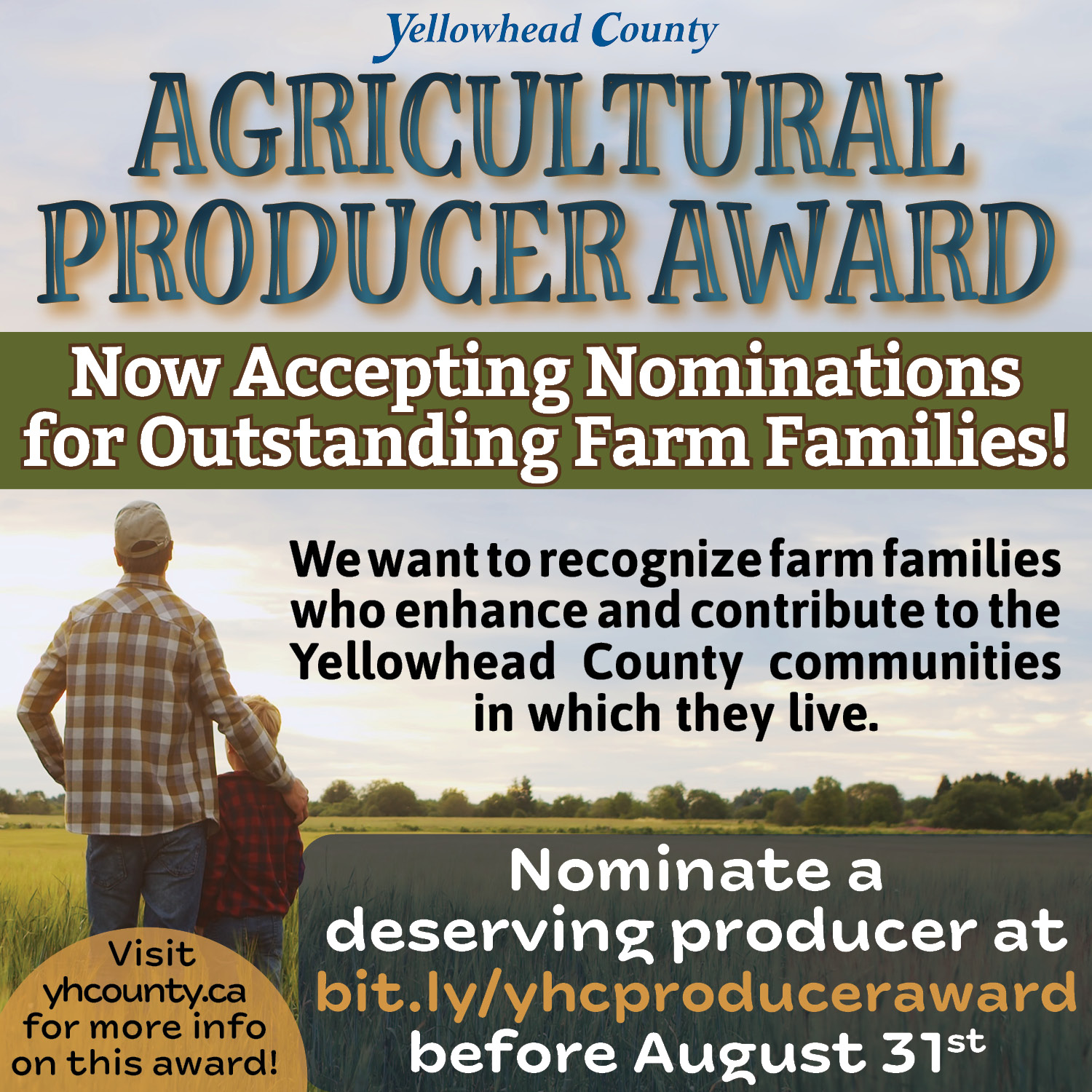 2025 Agricultural Producer Award - Yellowhead County