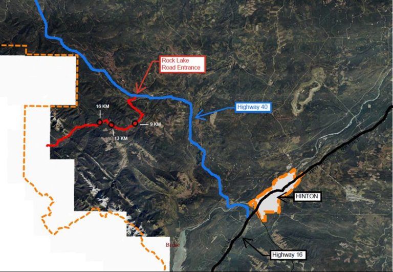 Rock Lake Road Maintenance - Yellowhead County